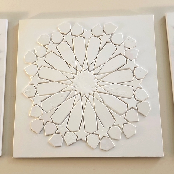Artisan | Wall Decor | New Sculptural Geometric Alhambra Rosette Star ...
